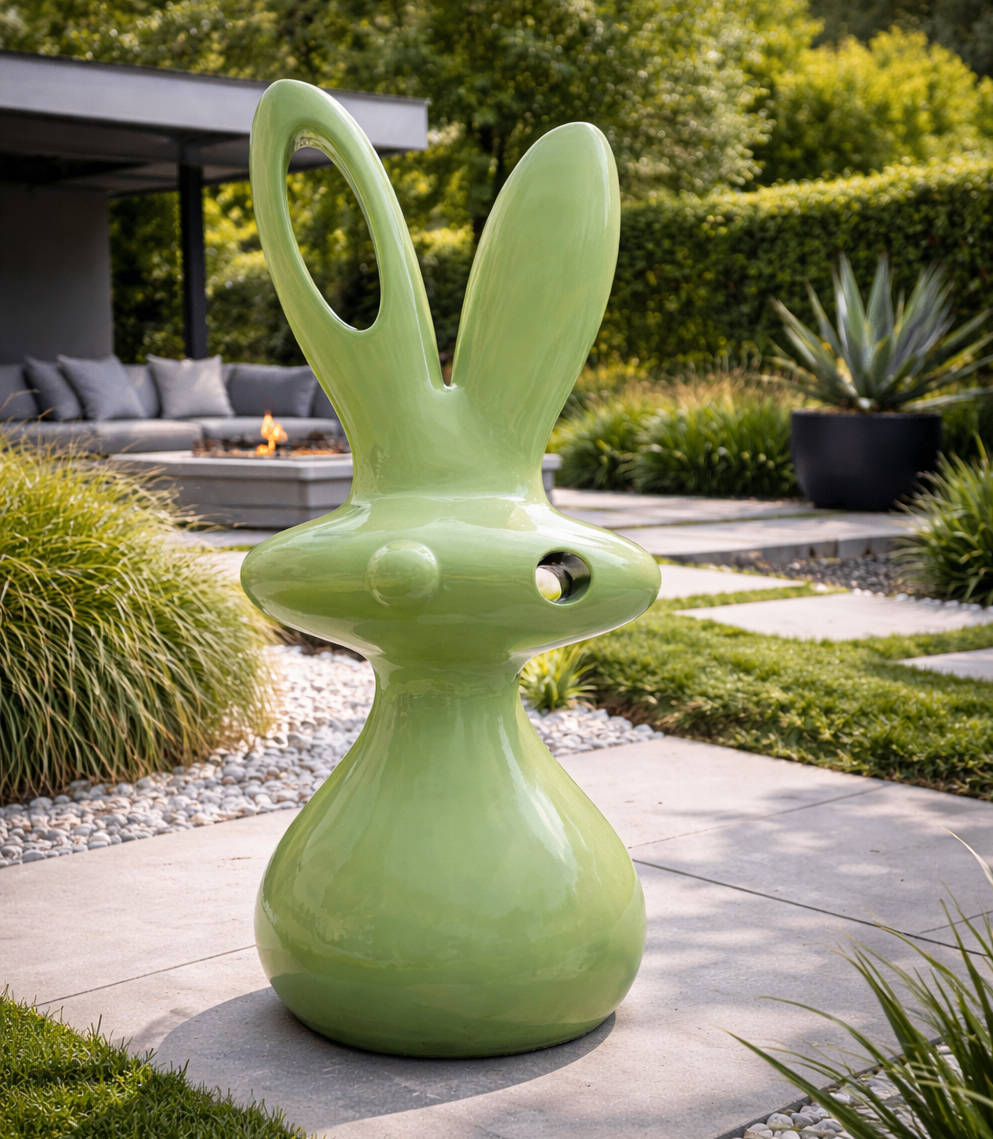Aki Kuroda - Cosmo Bunny - vert pâle – Yoyo MAEGHT